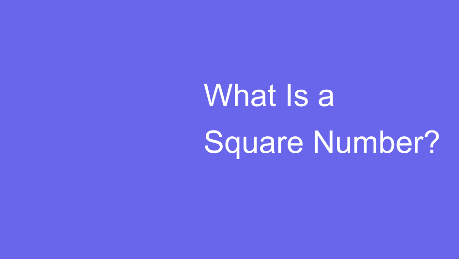 Square Root of a Number | House of Math