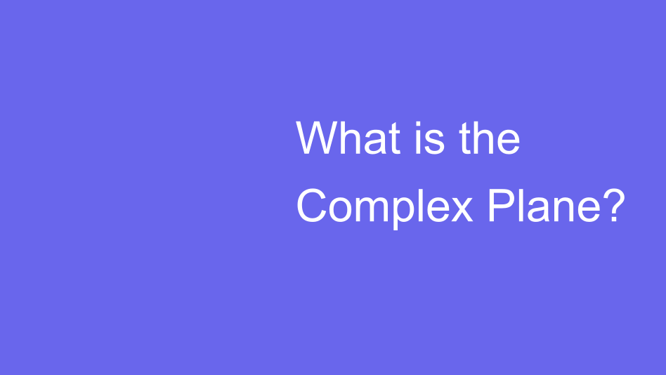 Complex Plane | House of Math
