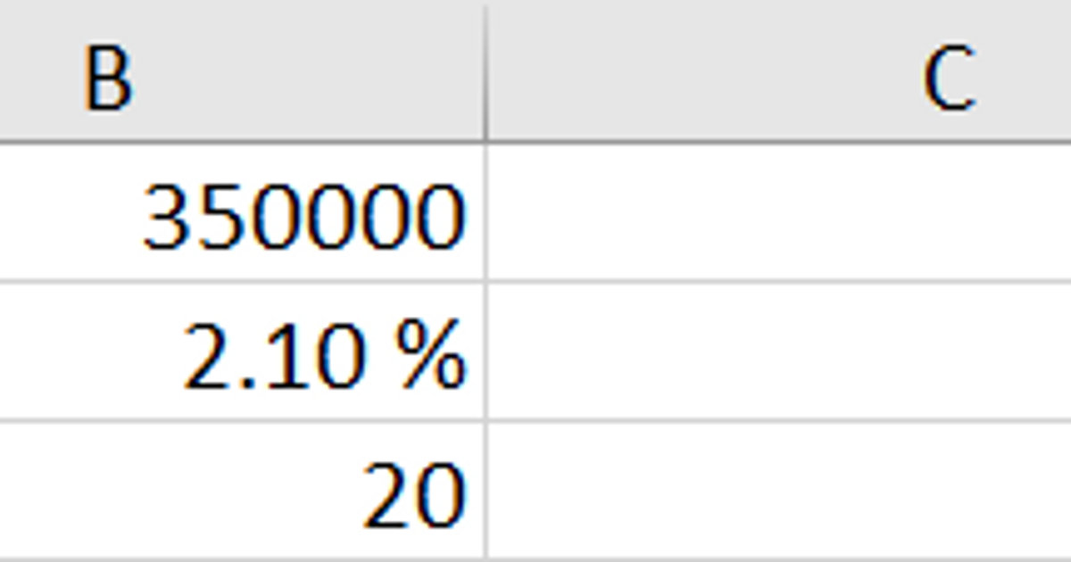 Excel Template for a Fixed-rate Mortgage