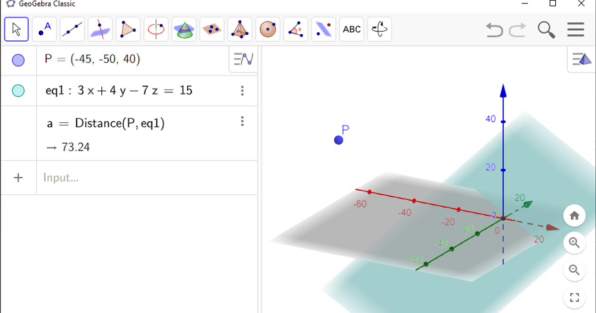 How to Find Distance in GeoGebra