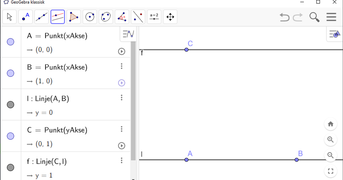 Constructing Parallels in GeoGebra