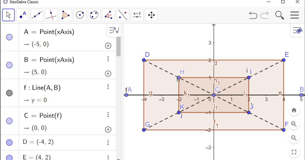 Perspective Drawing in GeoGebra