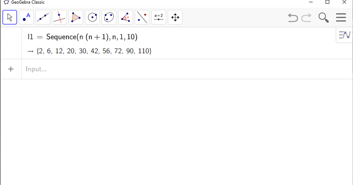 How to Do Sequences in GeoGebra
